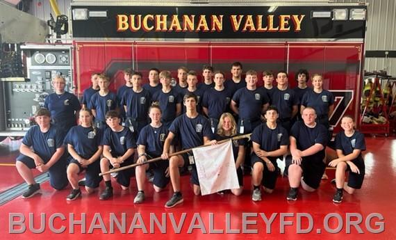 Franklin County Junior Acadamy Visit - Buchanan Valley Fire Department